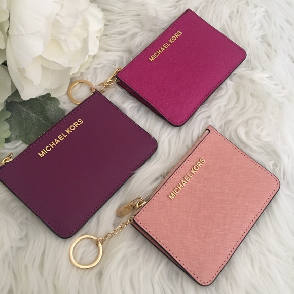 Michael Kors | Bags | Michael Kors Jet Set Coin Id Wallet Card Holder ...